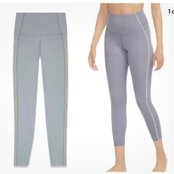 Nike | Pants & Jumpsuits | Nike Dri Fit Womans Yoga Core Gray With ...